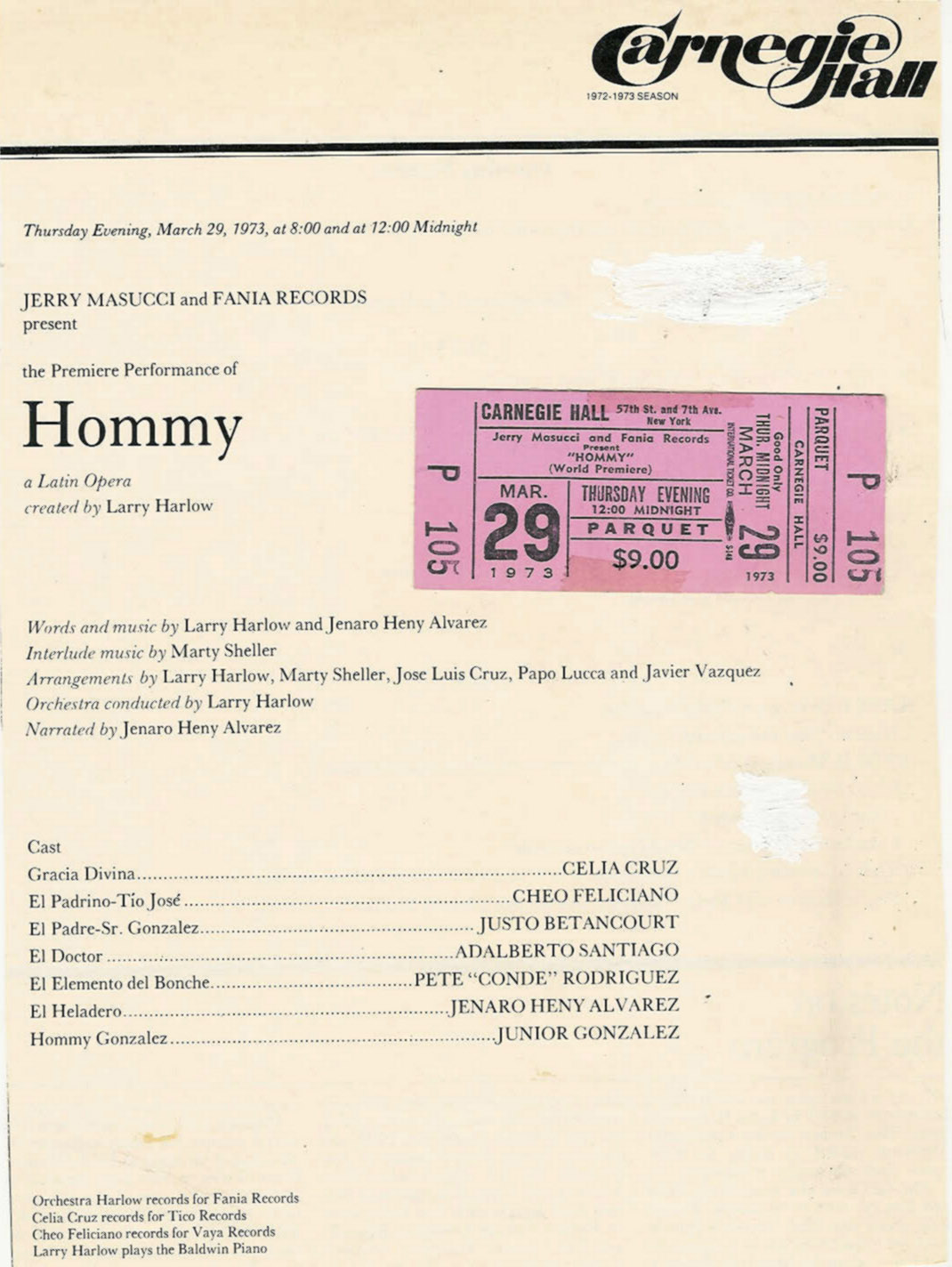 The Queen of Salsa and Her Kingdom: Celia Cruz and “Hommy, the Latin ...